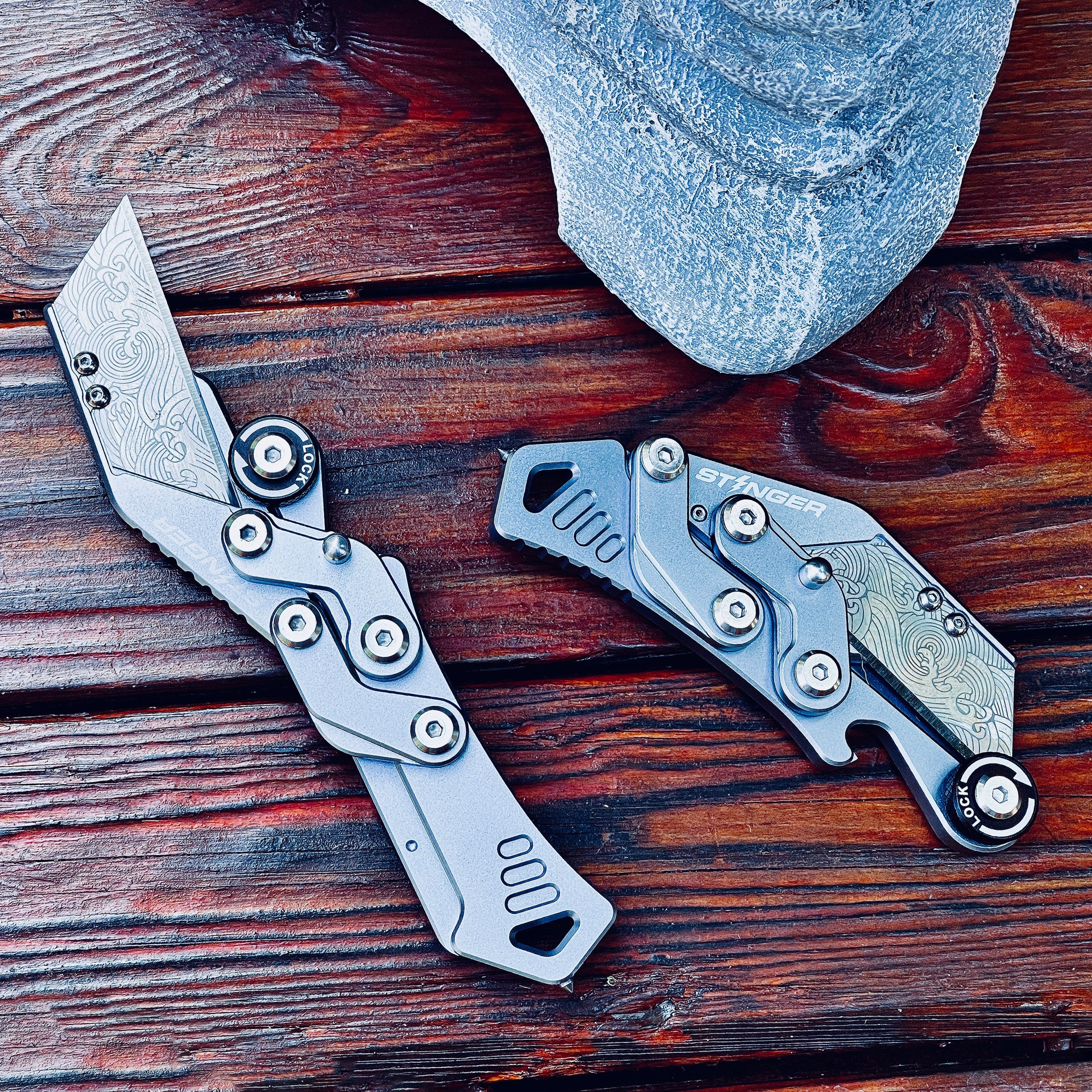 Godzilla Blade, Folding Pocket Knife, Utility Knife, Car Window Braker ...