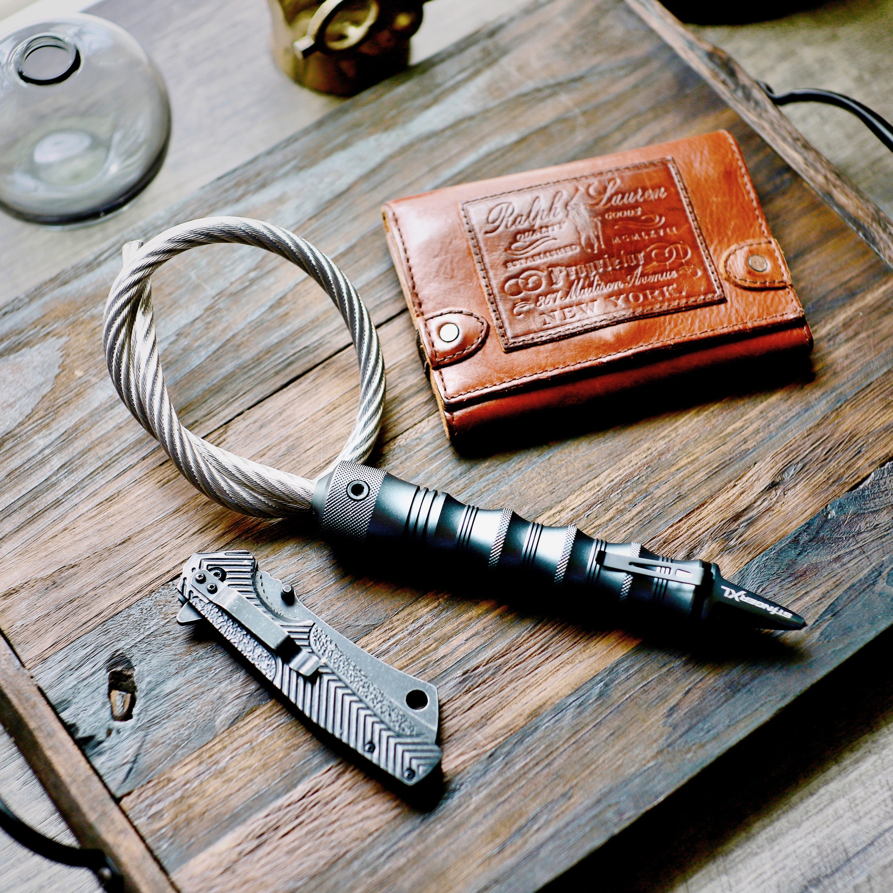 Top Notch Self Defense Tactical Whip Emergency Tool - Stinger Survival ...